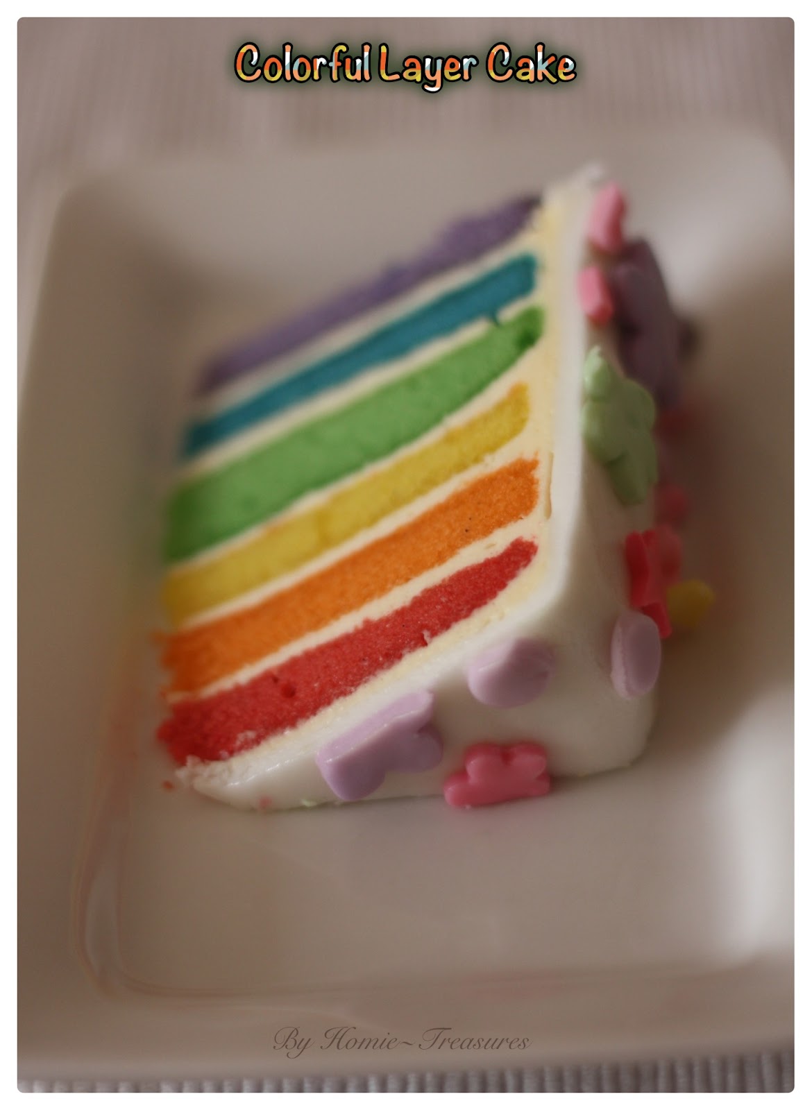 Colorful Layer Cake 彩色蛋糕