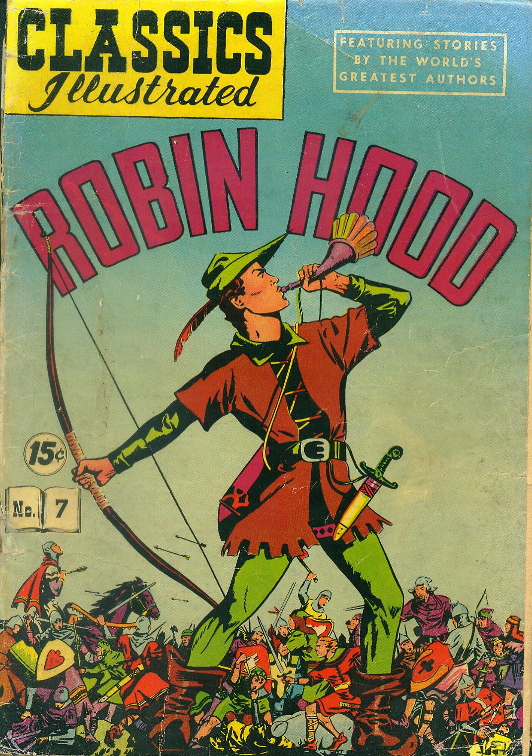 Aquellos inolvidables tebeos...: Classics Illustrated #007. Robin Hood