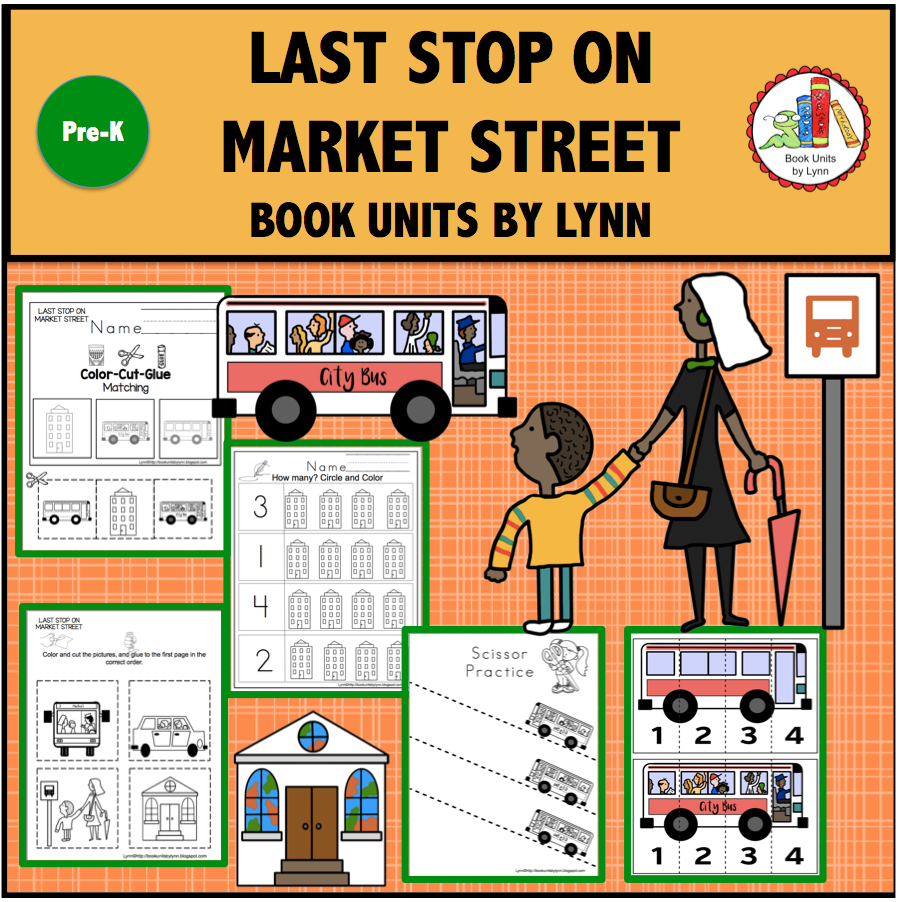 LAST STOP ON MARKET STREET BOOK UNIT ~ Book Units by Lynn