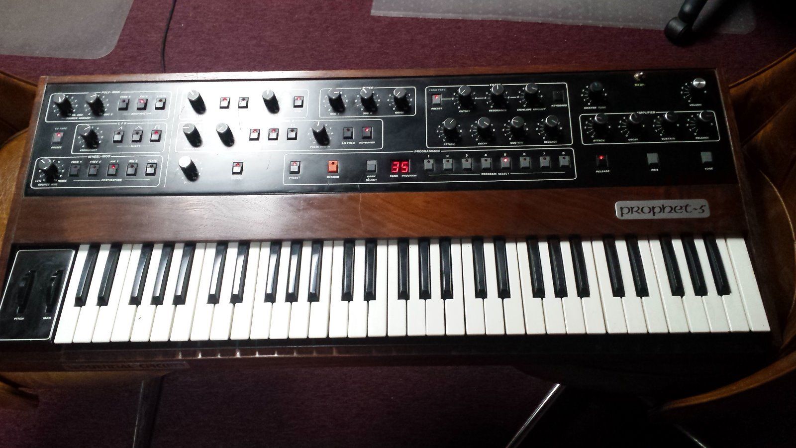 MATRIXSYNTH: Sequential Circuits Prophet-5 Synthesizer Rev 2 SN 0327