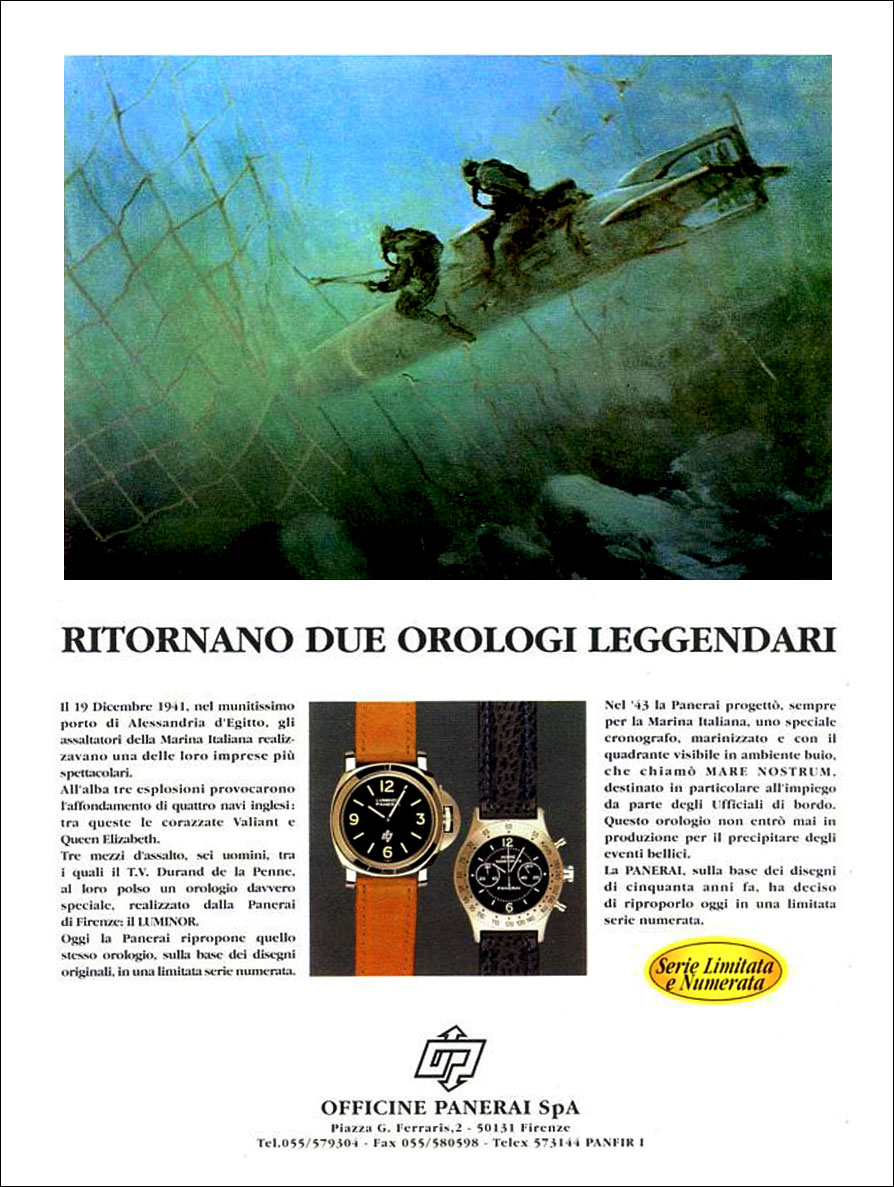...Welcome to PaneraiMagazine.com Home of Jake's Panerai World...: 1993 ...