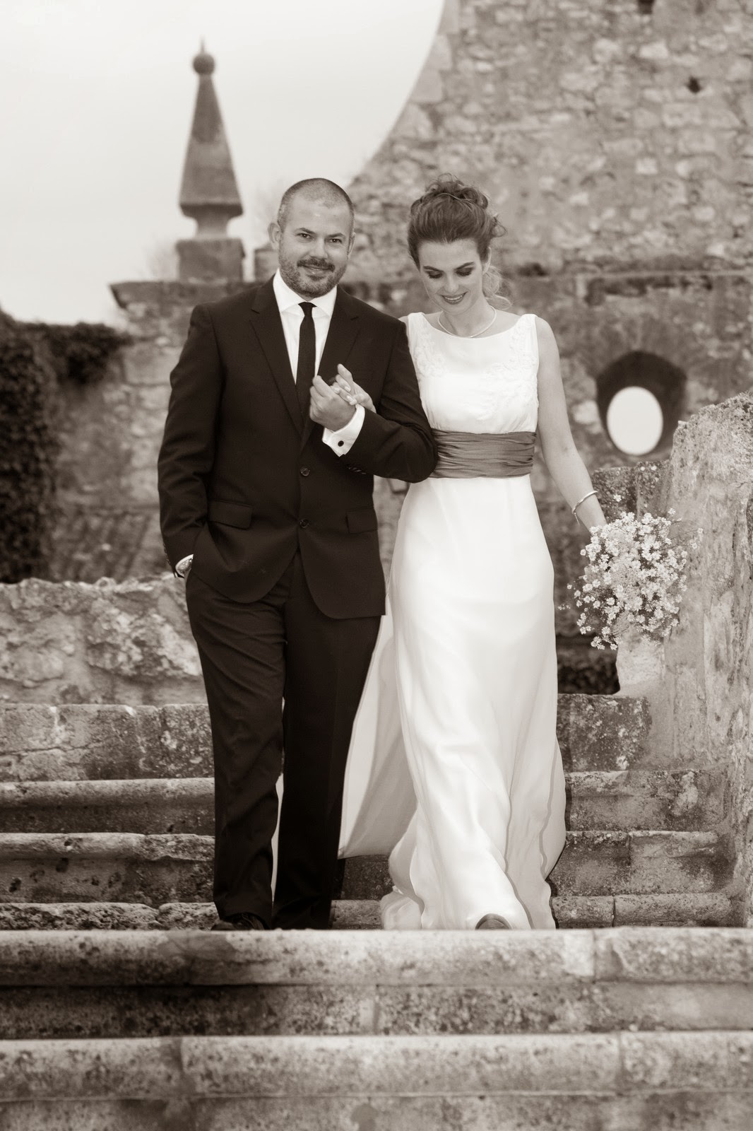 los claustros: La boda de Rocío y Richard en Los CLaustros de Ayllón