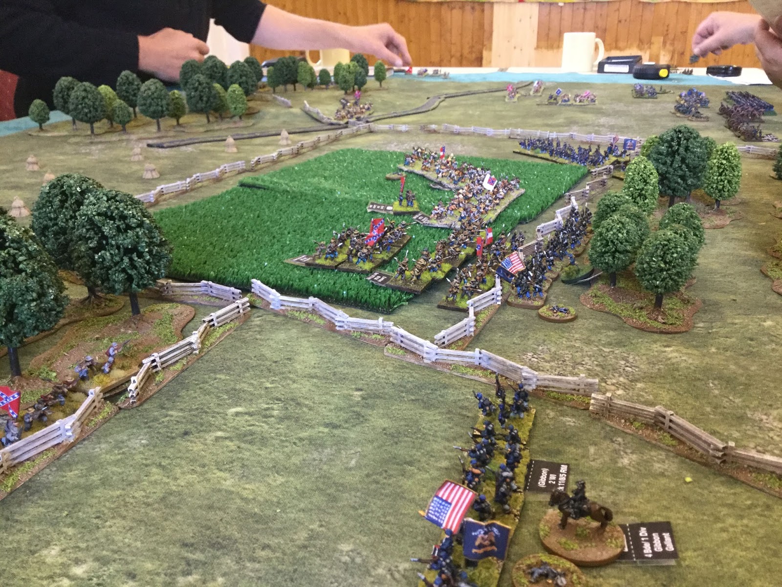 One man and his brushes.: ACW - Battle of Brawners Farm 1862