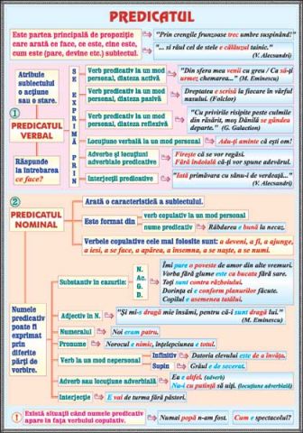 Învață limba română: Predicatul și numele predicativ