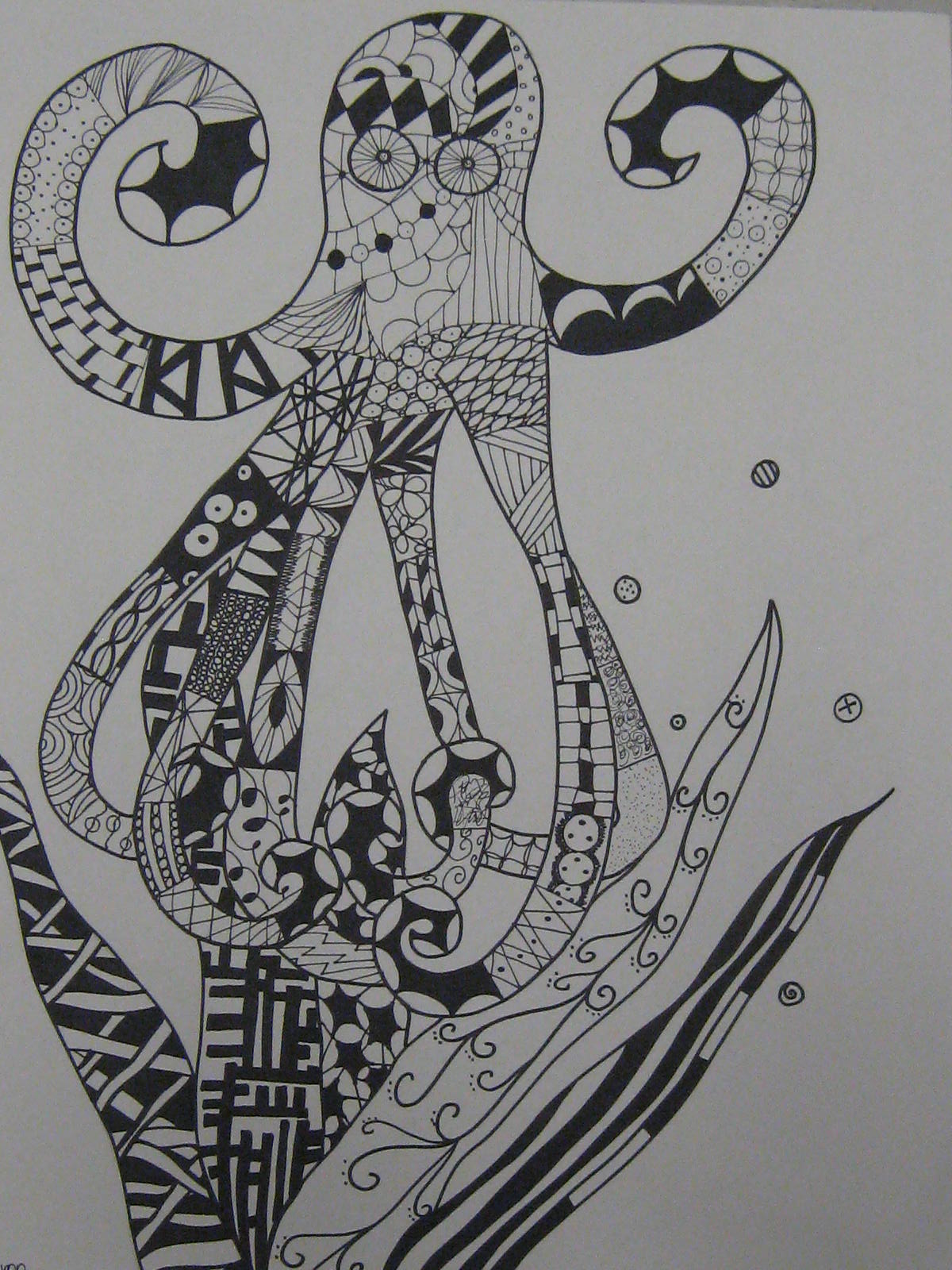 Make it Artwork : Zentangle Animals