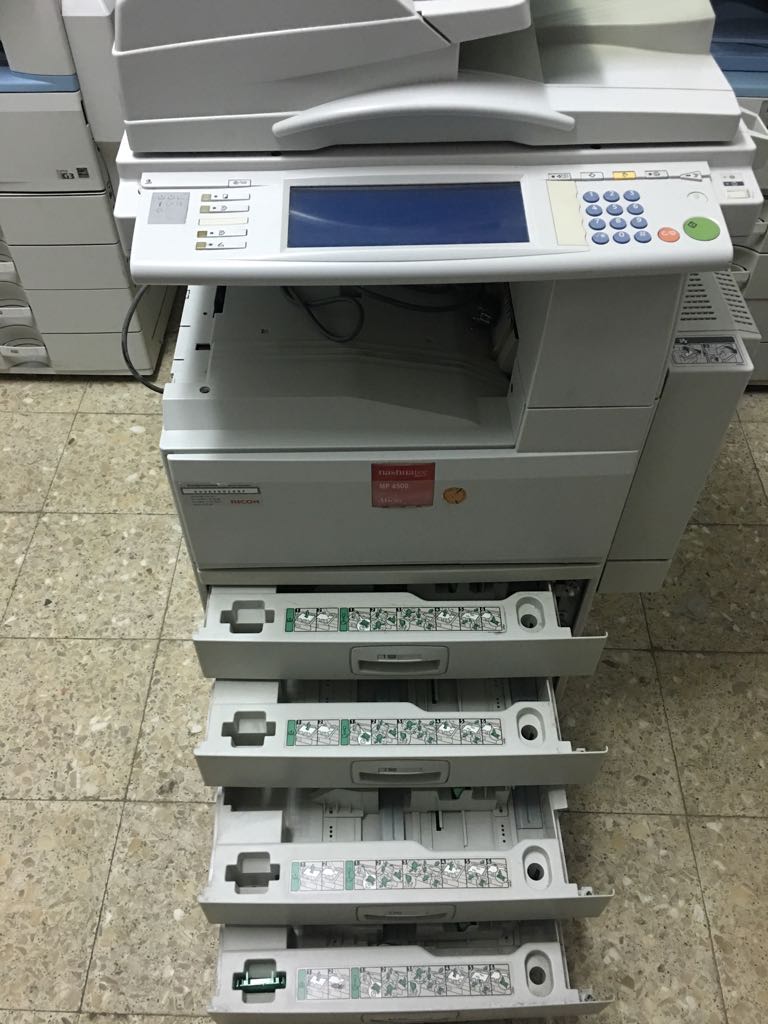 Ricoh mp4500 كسر زيرو استيراد المانيا بالضمان كاملة