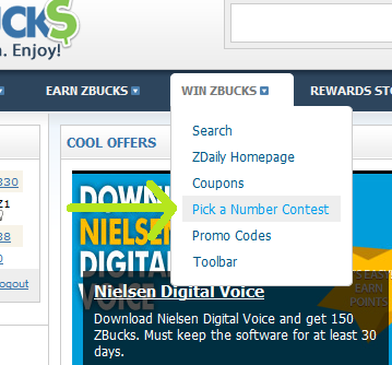 Zoombucks: Pick a Number Contest | Free Cash For Life
