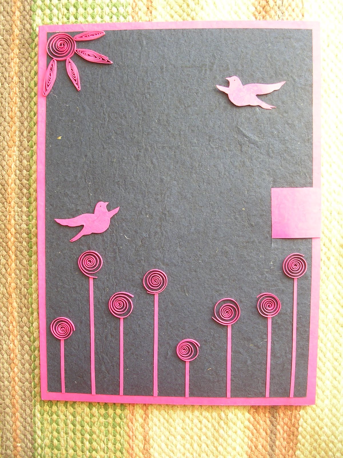File Decoration With Handmade Sheet