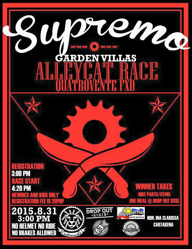 Laguna Fixed Gear: SUPREMO ALLEYCAT RACE