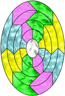 Stained Glass Patterns: Oval Eye