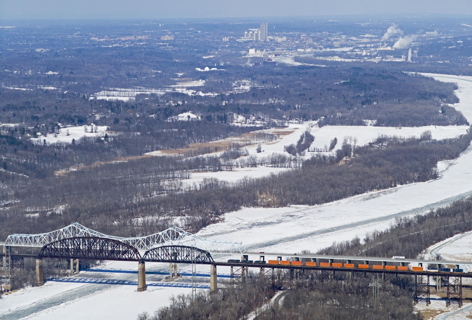 Industrial History: 1924 CSX/NYC Alfred H. Smith Bridge over Hudson ...