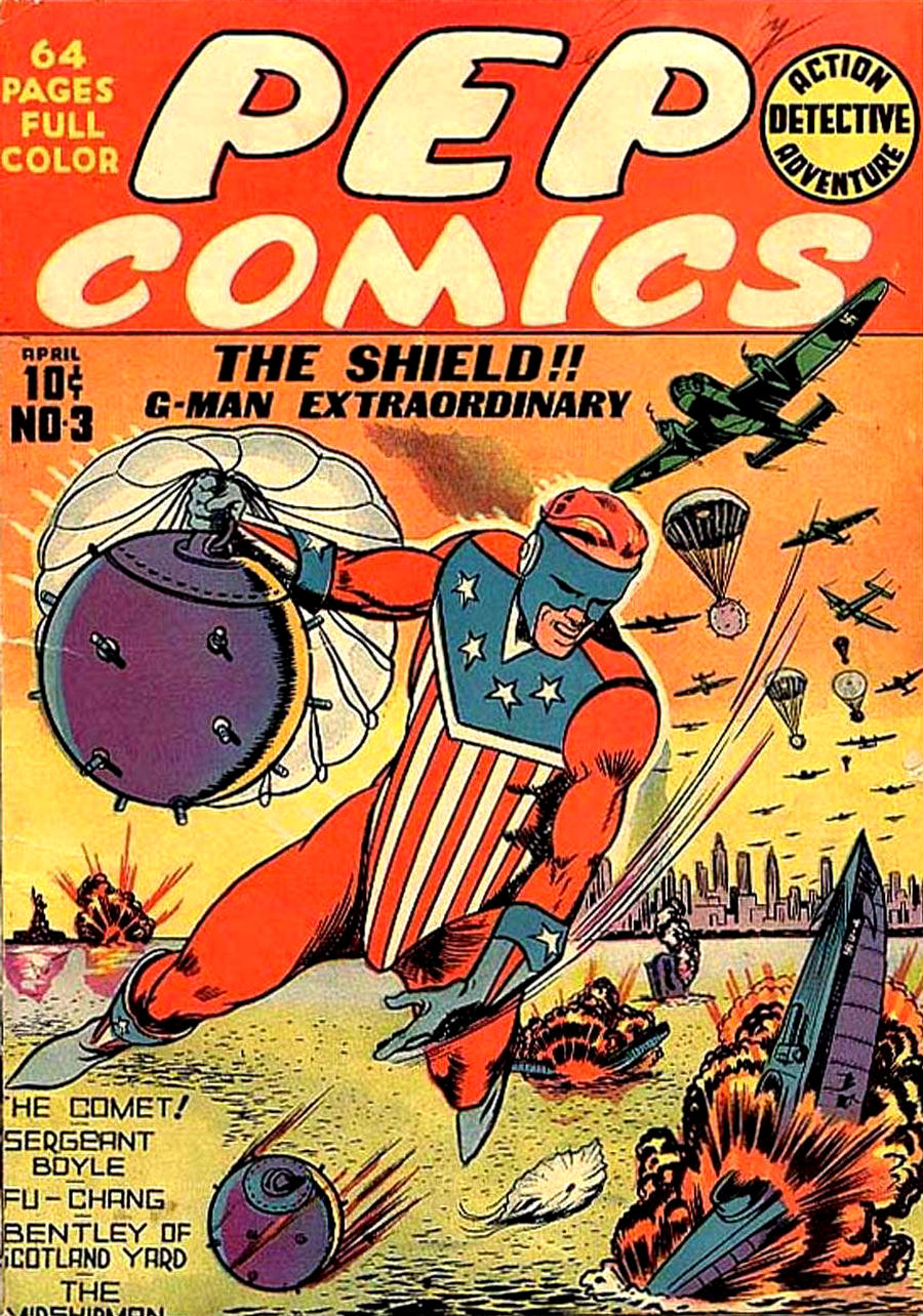 Pappy's Golden Age Comics Blogzine: Number 2070: The original patriotic ...