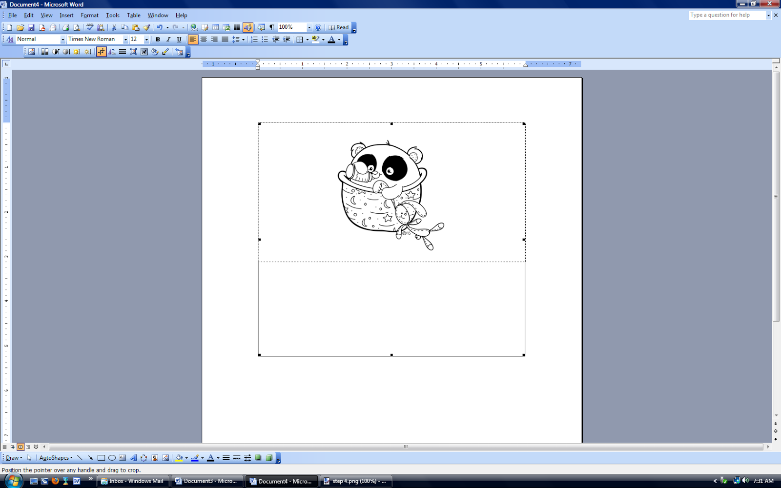 Tutorial: Resize Your Digital Stamp In Microsoft Word and Then Make a Card