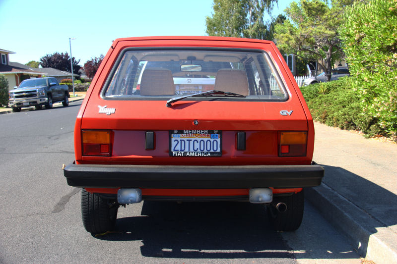California Streets: Foster City Street Sighting - 1987 Yugo GV