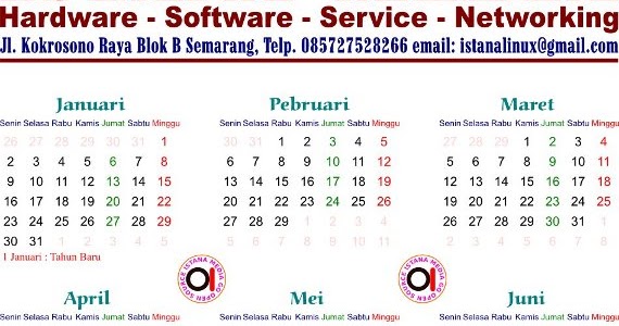 Desain Kalender Menggunakan Inkscape - Istana Media Go Open Source