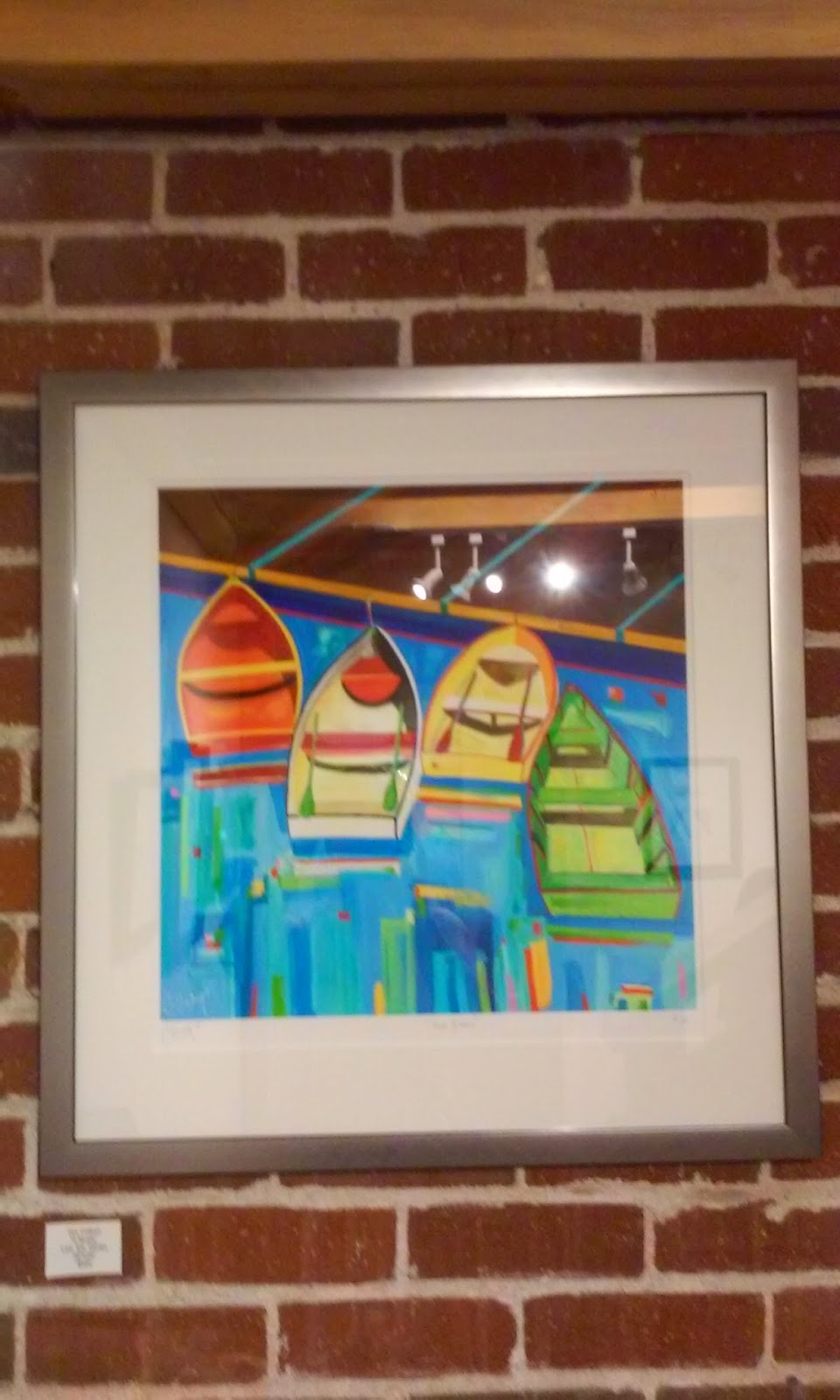 Angela's Contemporary Art Journey: Blog #7: Paintings by Tim Collom