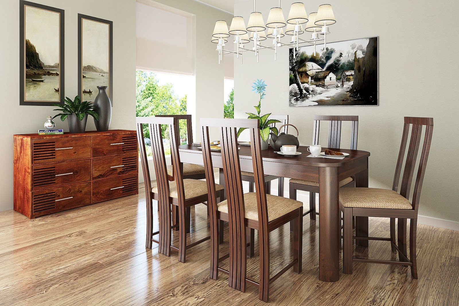 3D Environmentartist And Architectural Visualiser: Dining Room Renders.