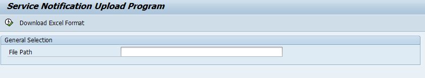IW51 - Service Notification Upload Program - Learn SAP Program