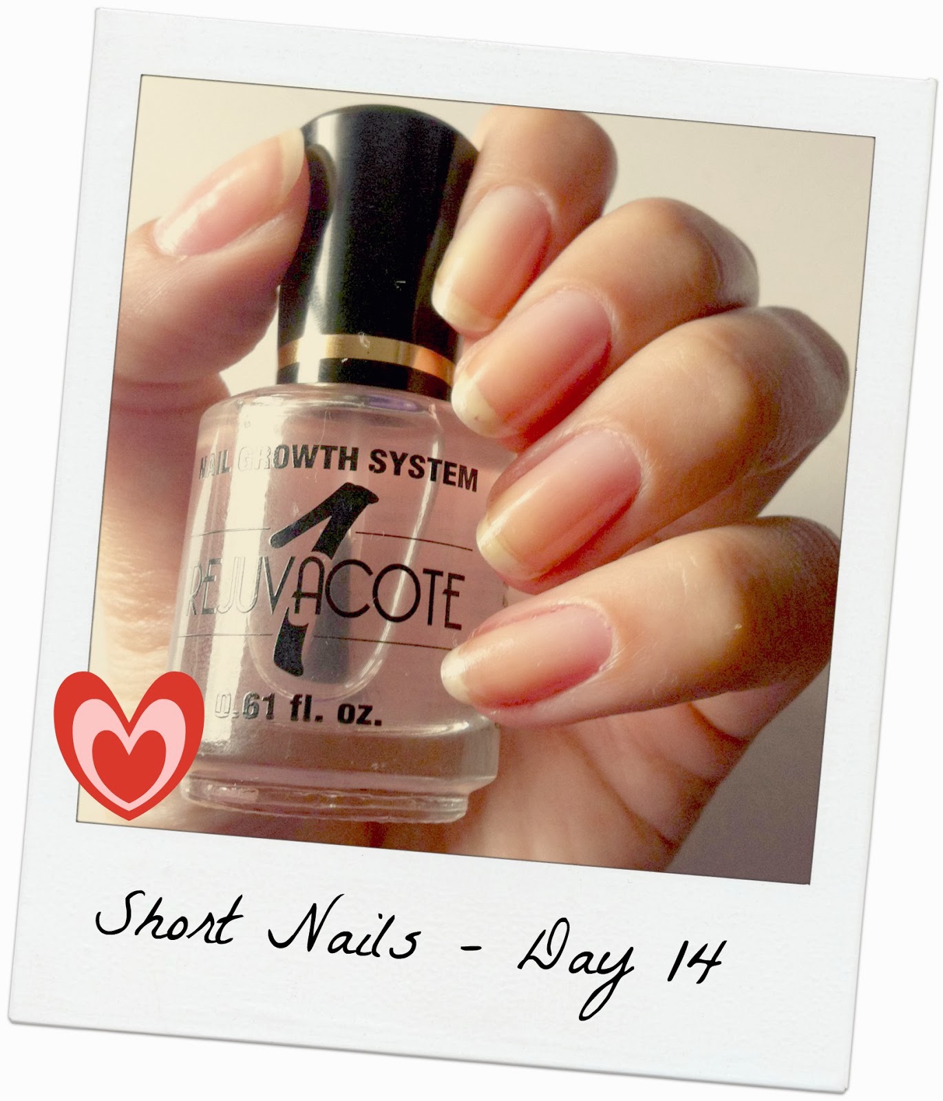 Betty Nails: Short Nails Series - Day 6 to Day 17th with Rejuvacote