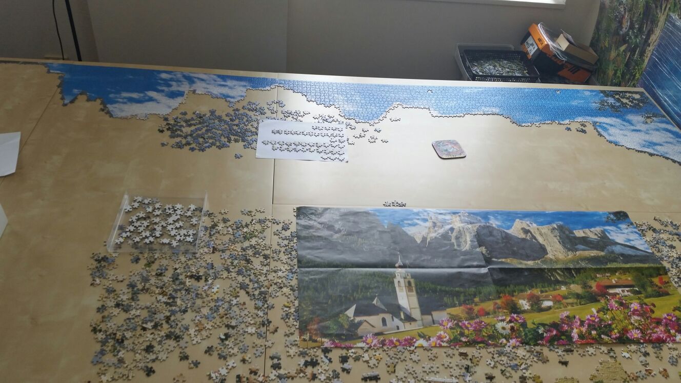 Let the fun begin: LIFE: The Great Challenge 13,200 pieces puzzle