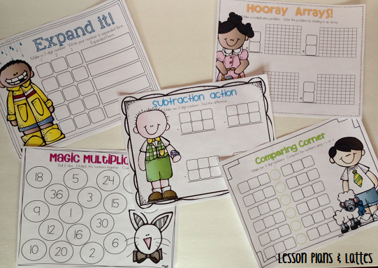 Super Easy Math Centers! | Lesson Plans & Lattes