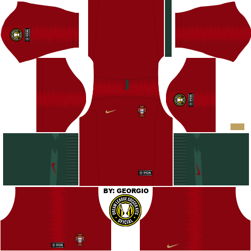 Dream League Soccer Kits: Portugal (Titular) 18/19 - DLS18 & FTS - By ...