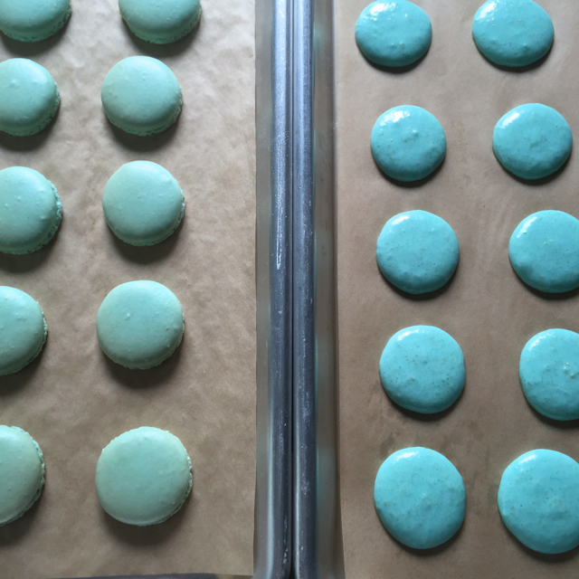 Heidi's Mix: Mint Macarons