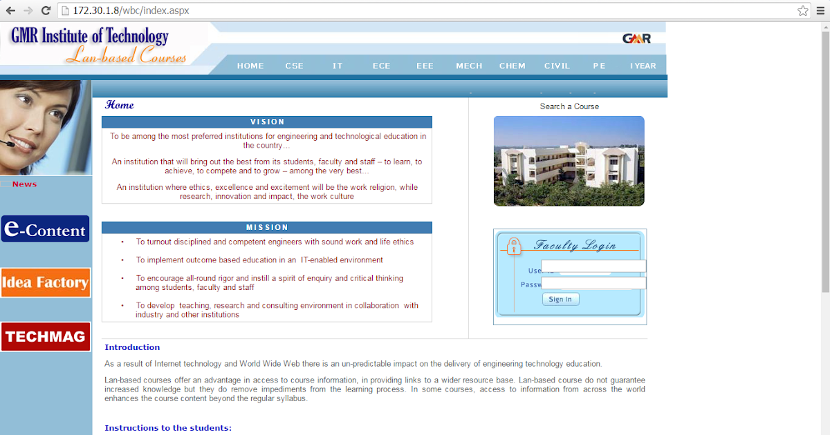 CREATORS BOOK: GMRIT LAN BASED COURSES