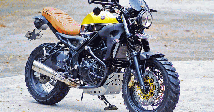 Foto Modifikasi Custom Yamaha YZF-R25 Garang