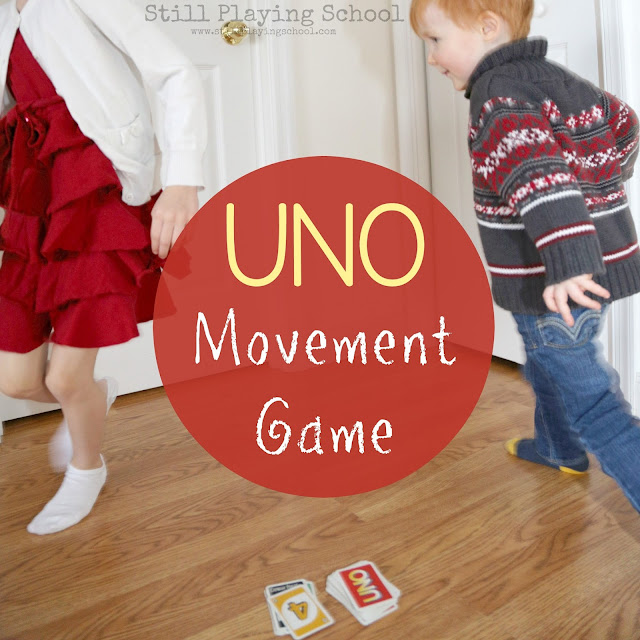 UNO Movement Game for Kids | Still Playing School