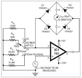 BASIC ELECTRONICS PROJECTS AND TUTORIALS: VOLTMETER PROJECT DIAGRAM ...