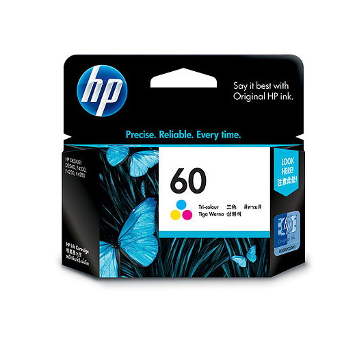 Tinta Printer HP 60 Color Original - Grosir Tinta Printer Bandung