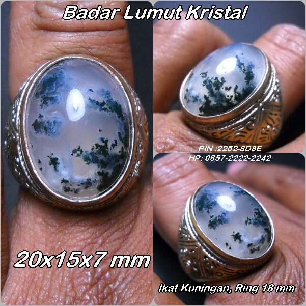 Lapak Batu Antik ( LBA ): AK148- Batu Badar Lumut Kristal... Antik !!!_SOLD