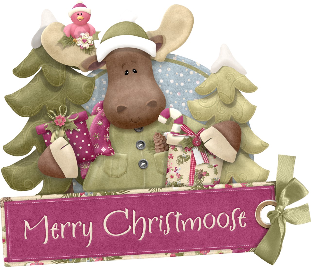 Animals Christmas Celebration Clipart - Oh My Fiesta! in english