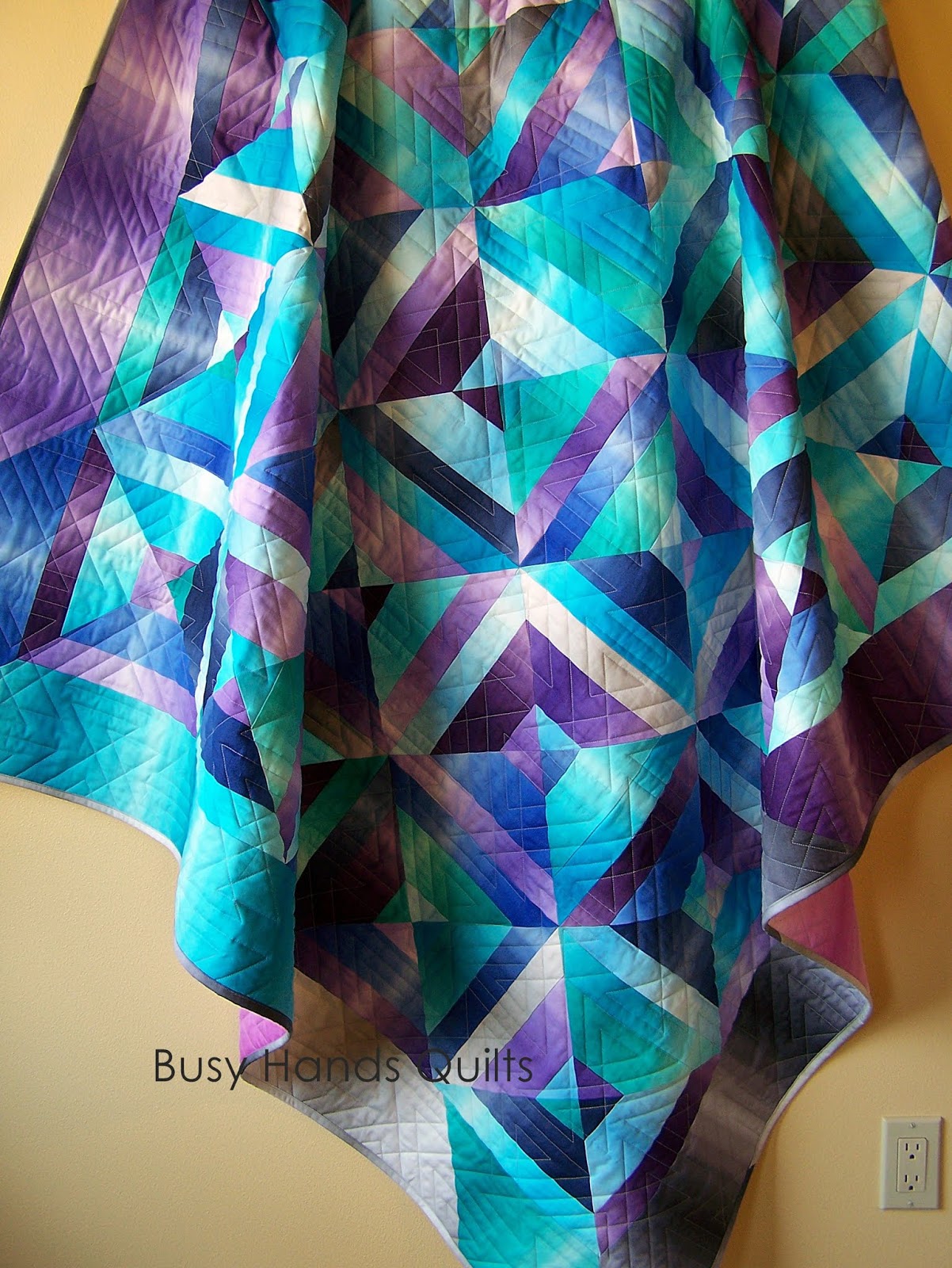 Busy Hands Quilts: Ombre Strip Square Lap Quilt | Finished or Not ...