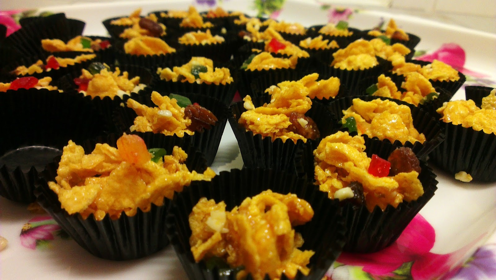 Cik Sue Journey: MIXED FRUIT CORNFLAKES HONEY