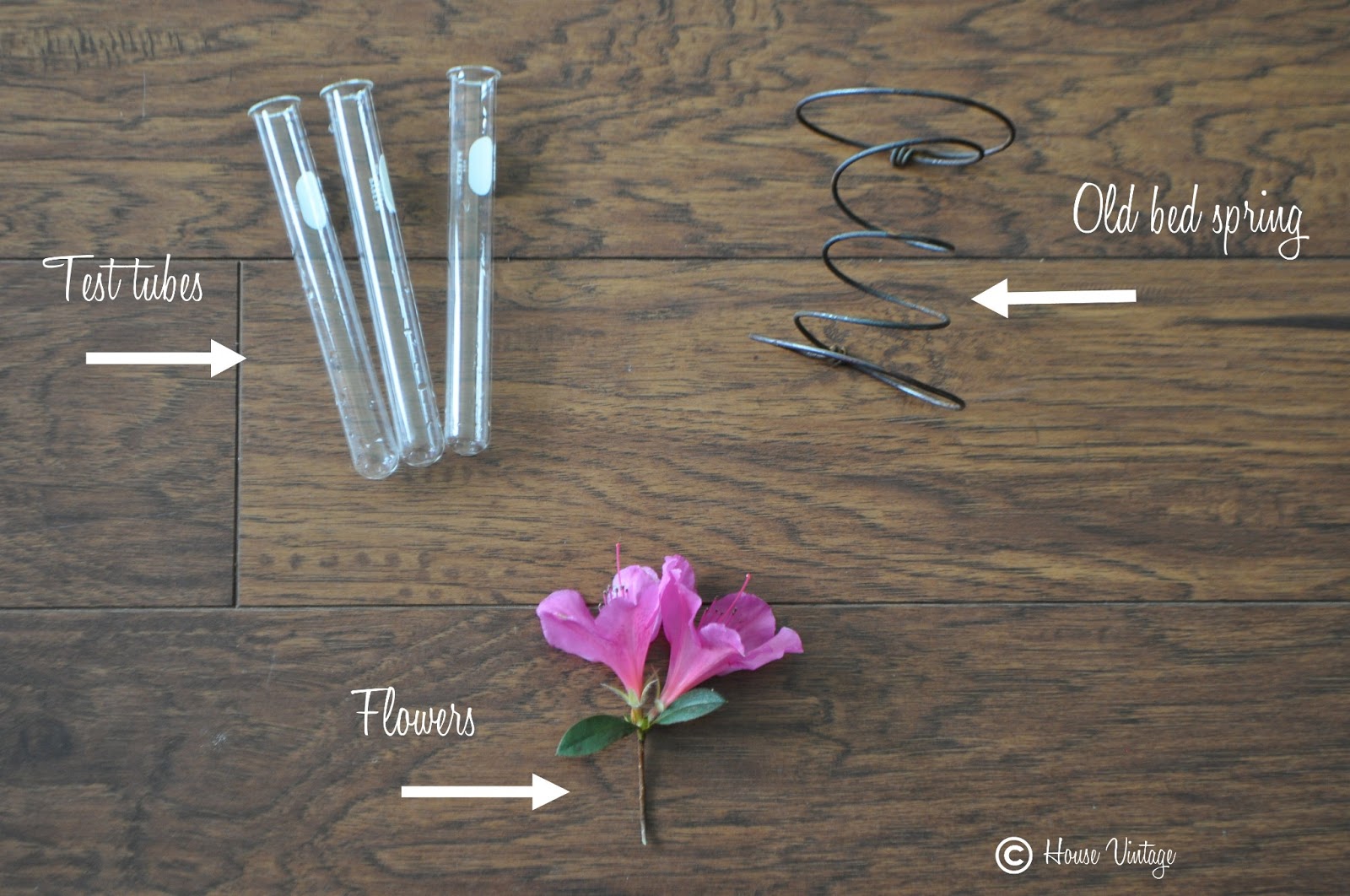 House Vintage: Winter Pinterest Challenge- Old Spring Bud Vase