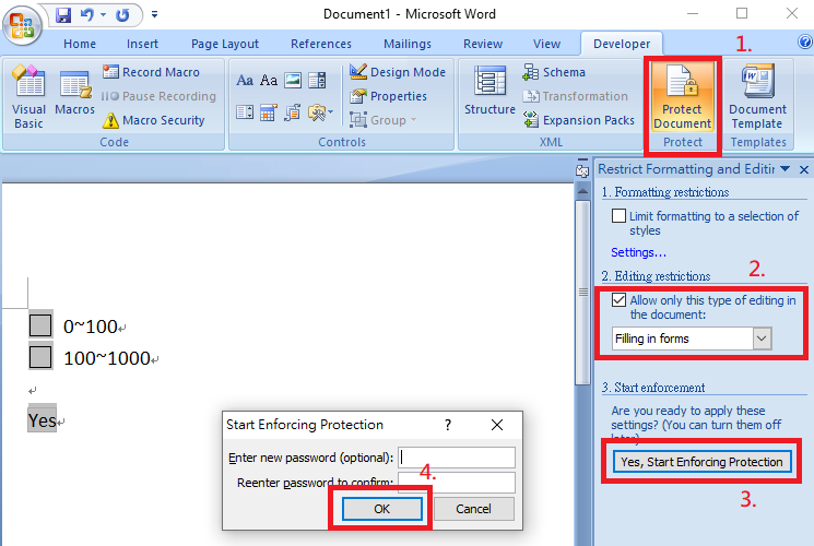 Chandler: Word legacy checkbox 使用方法 Chandler: Word legacy checkbox 使用方法