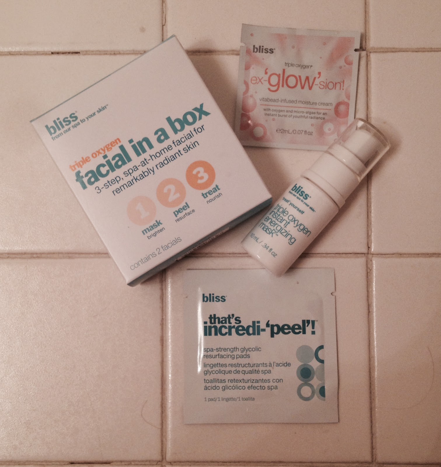 The Beauty of Life: Triple Your Pleasure: Bliss Triple Oxygen Facial In ...