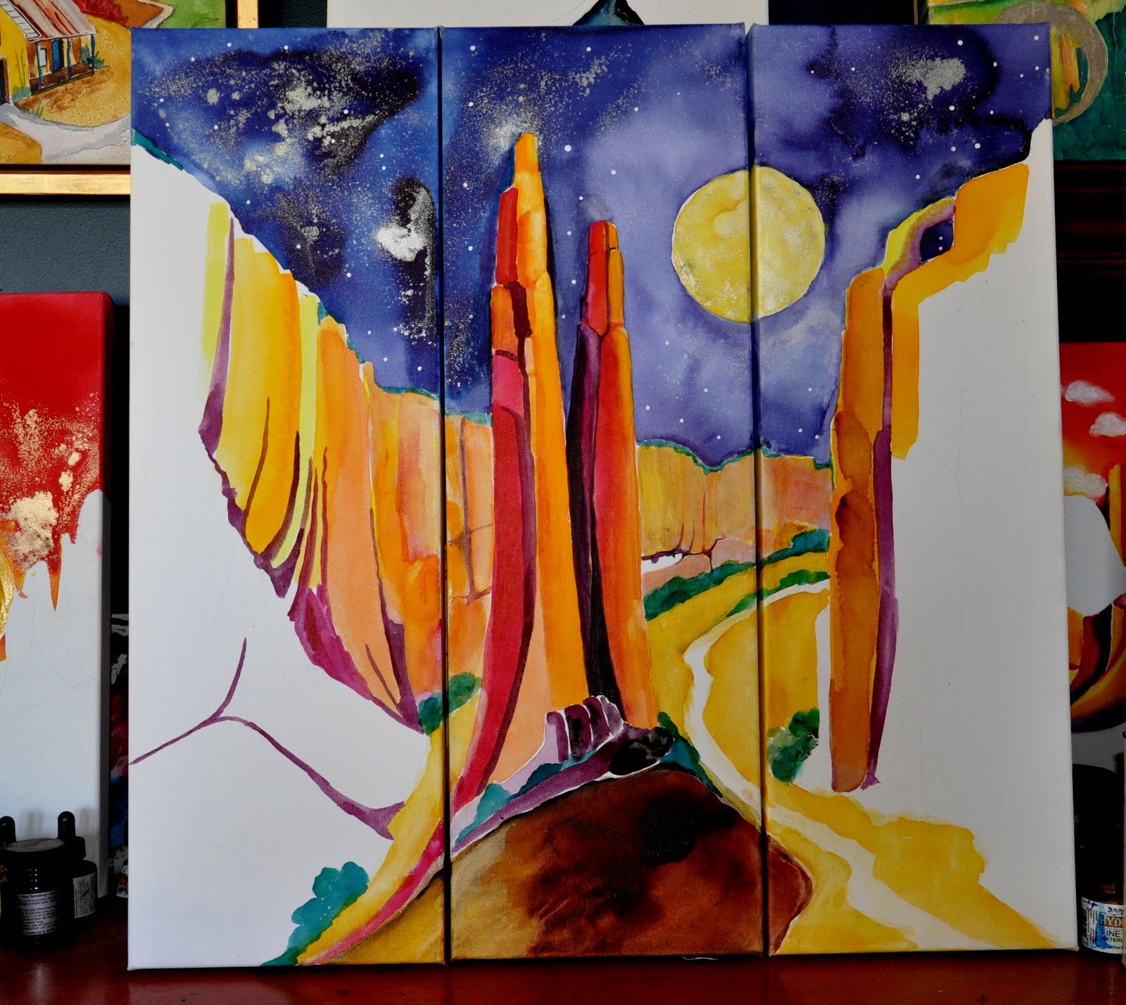 Creative Journey: Spider Rock Triptych