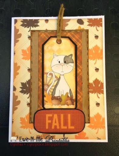 Ewe-N-Me Printables: Fall Kitty Cards