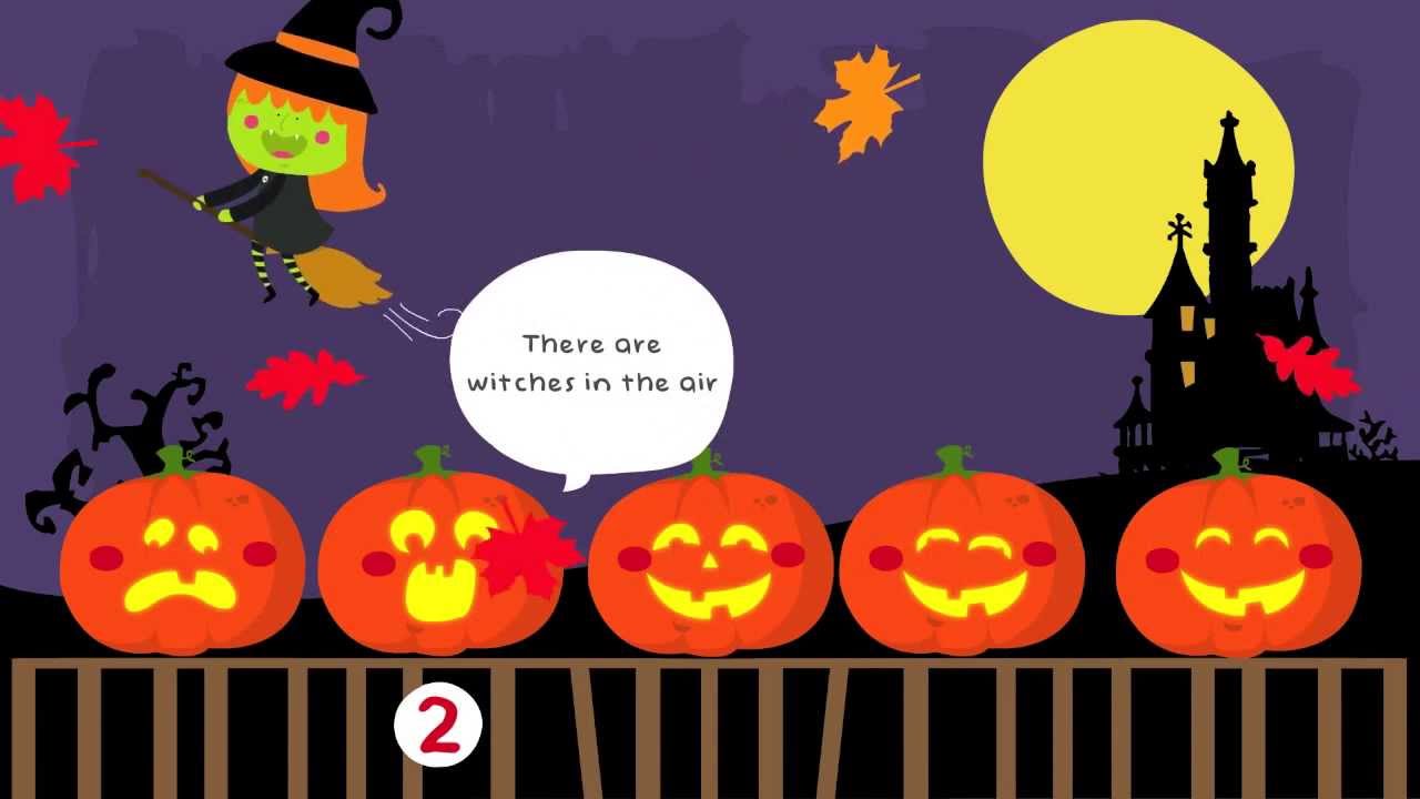 English is FUNtastic: Five Little Pumpkins | Halloween Songs (video ...