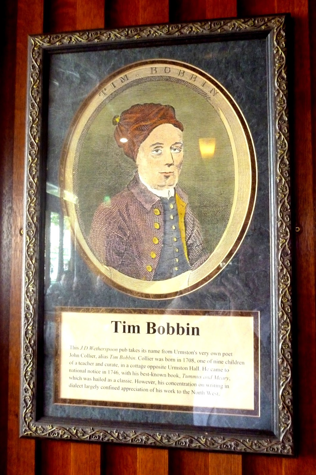 Dr Tony Shaw: Tim Bobbin in Urmston, Trafford, Greater Manchester