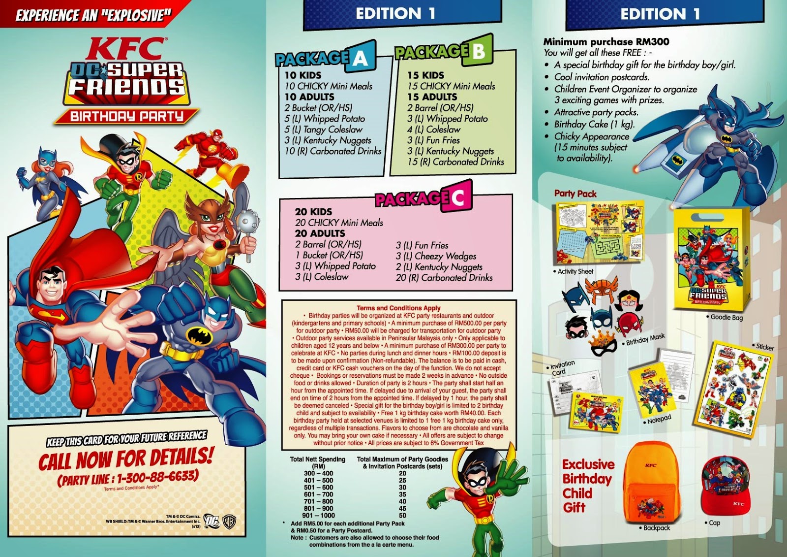 AiNaHa: KFC Party Packages - Step by step