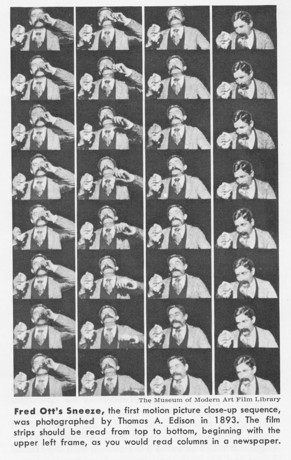 Progress is fine, but it's gone on for too long.: Fred Ott's Sneeze