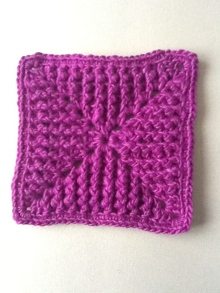 365 Granny Squares Project: A ribbed square......