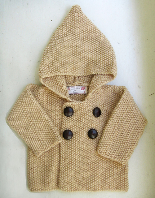 Amazing Knitting: Seed Stitch Baby Jacket - Free Pattern
