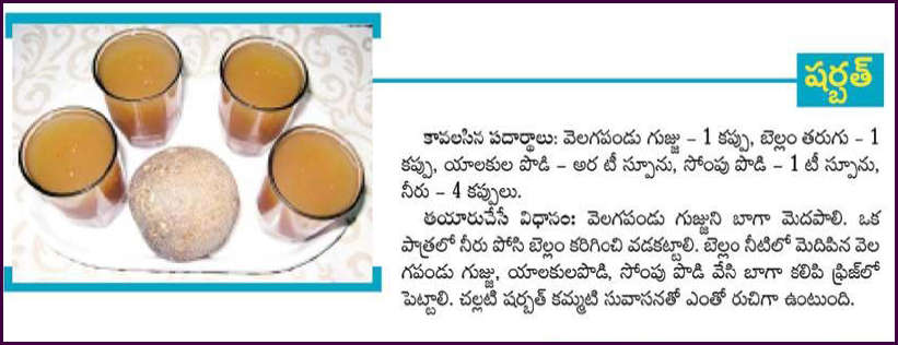 TELUGU WEB WORLD: TELUGU RECIPES VELAGA FRUIT JUICE