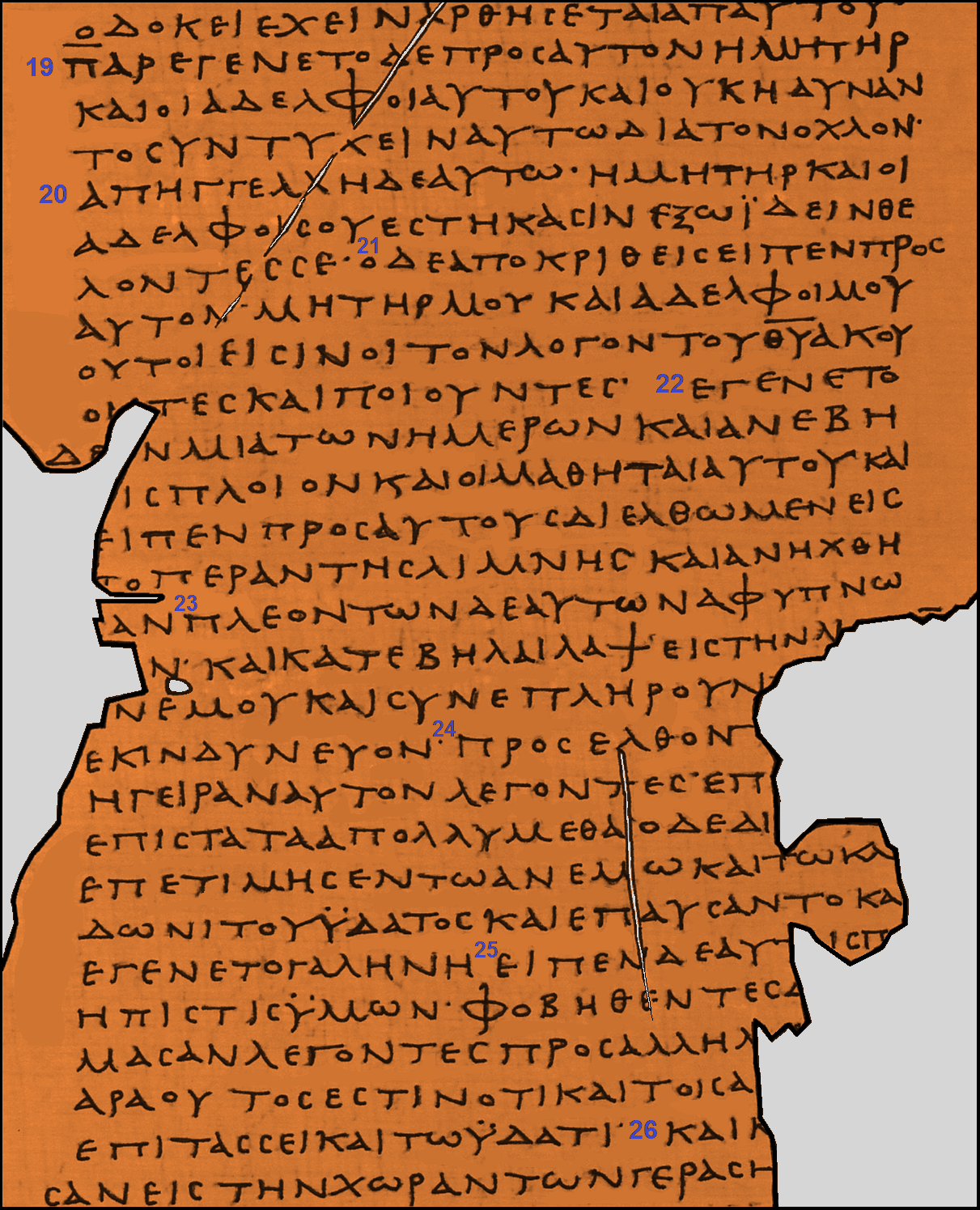 The Text of the Gospels: More Combat: Papyrus 75 vs. Codex A