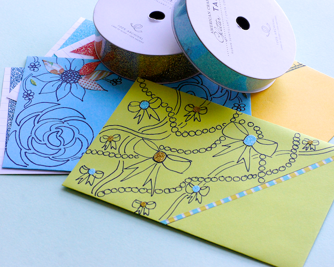 Omiyage Blogs: Send Pretty Mail #36/37/38 - Doodle Collages | Mail art ...